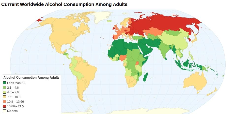 How the World Gets Drunk - Priceonomics