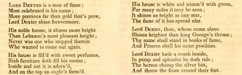The Strange Life of 'Lord' Timothy Dexter - Priceonomics